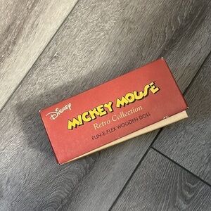 Disney | Toys | Mickey Mouse Funeflex Wooden Doll Walt Disney Larry ...